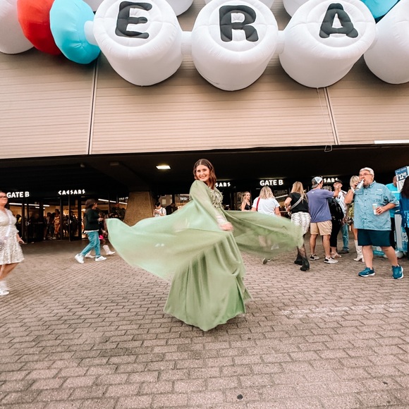 Dresses | Folklore Green Dress Eras Tour | Poshmark